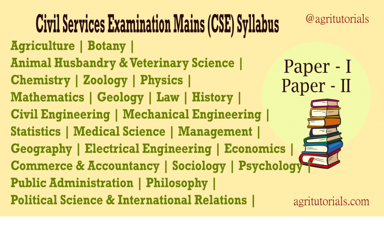 UPSC-CSE | Electrical Engineering Mains Syllabus New | Paper 1 & 2 ...